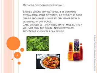Food and preservation of food | PPTX | Healthy Cooking and Eating ...