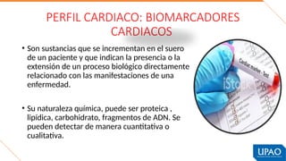 PERFIL CARDIACO Y PERFIL LIPIDICO diapositivas | PPTX