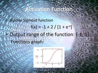 Back propagation network | PPTX