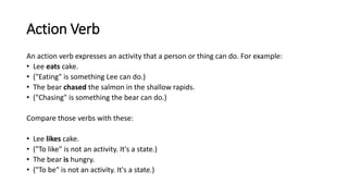 Verbs slide | PPTX
