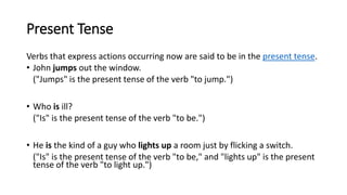 Verbs slide | PPTX