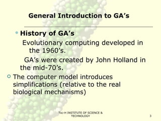 Introduction to Genetic Algorithms | PPT