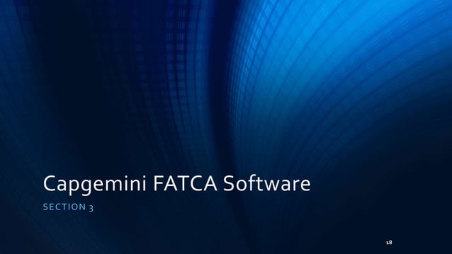 FATCA Software Evaluative Case Studies | PPTX