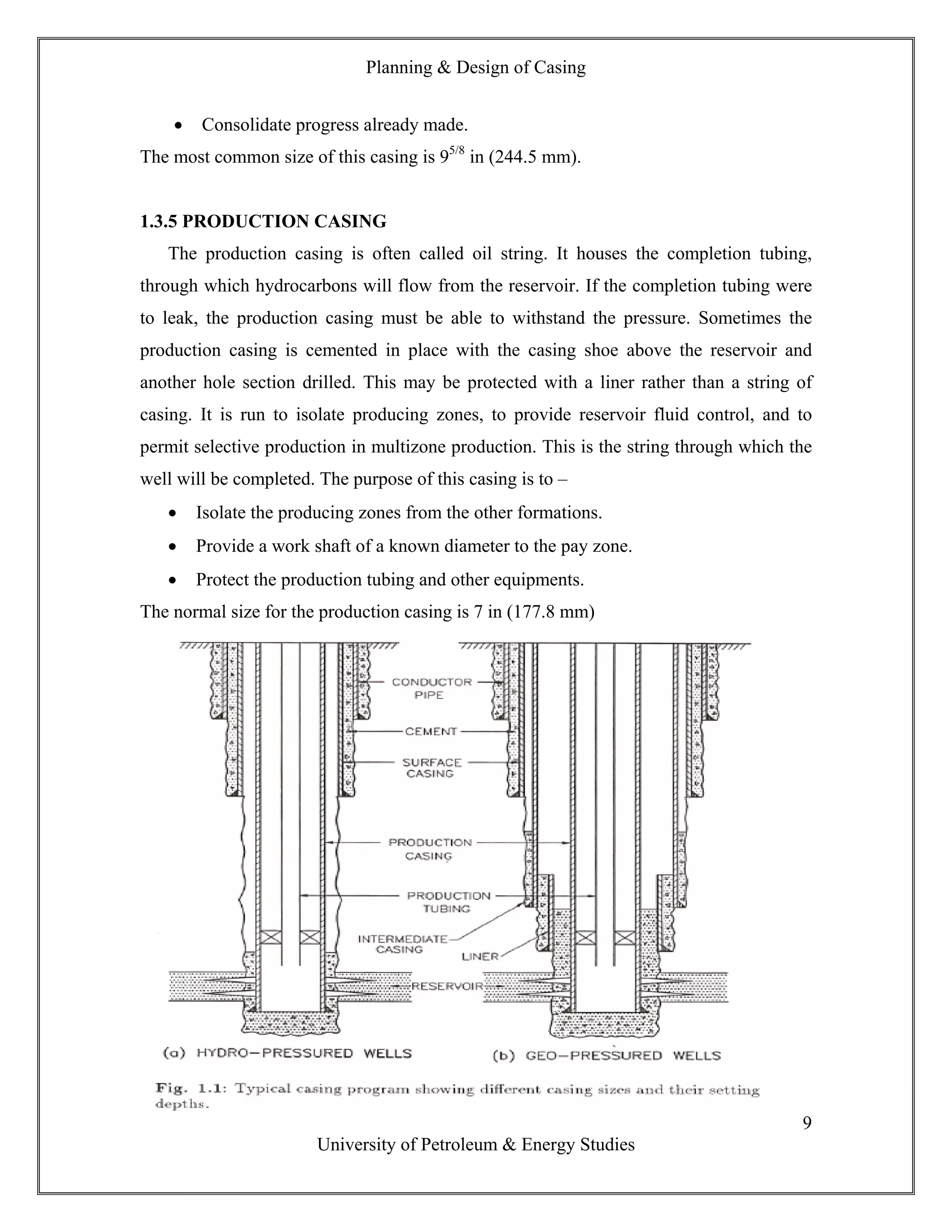 Casing design | PDF