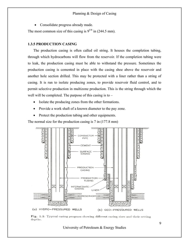 Casing design | PDF