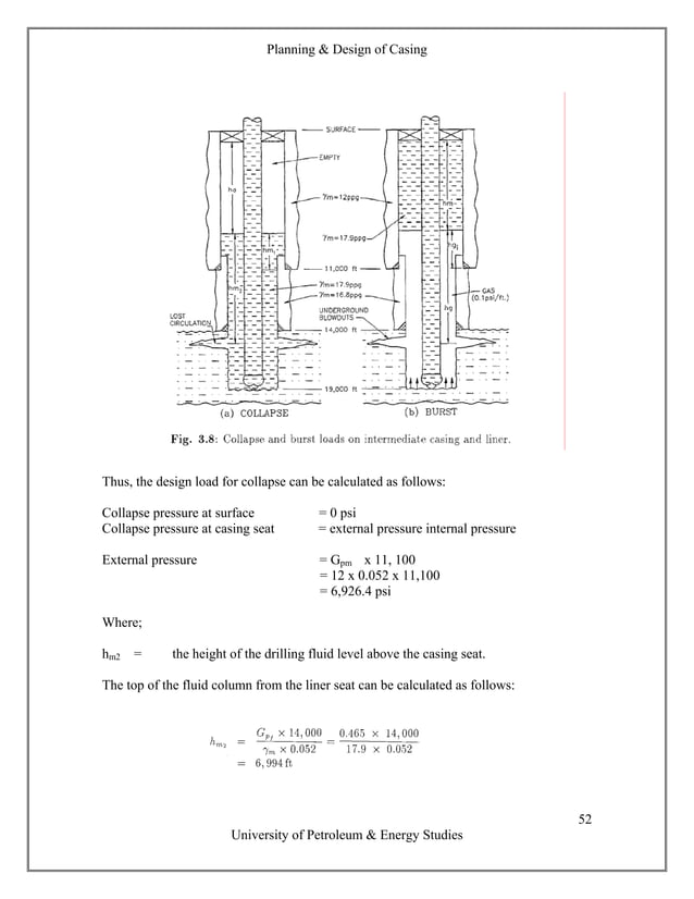 Casing design | PDF