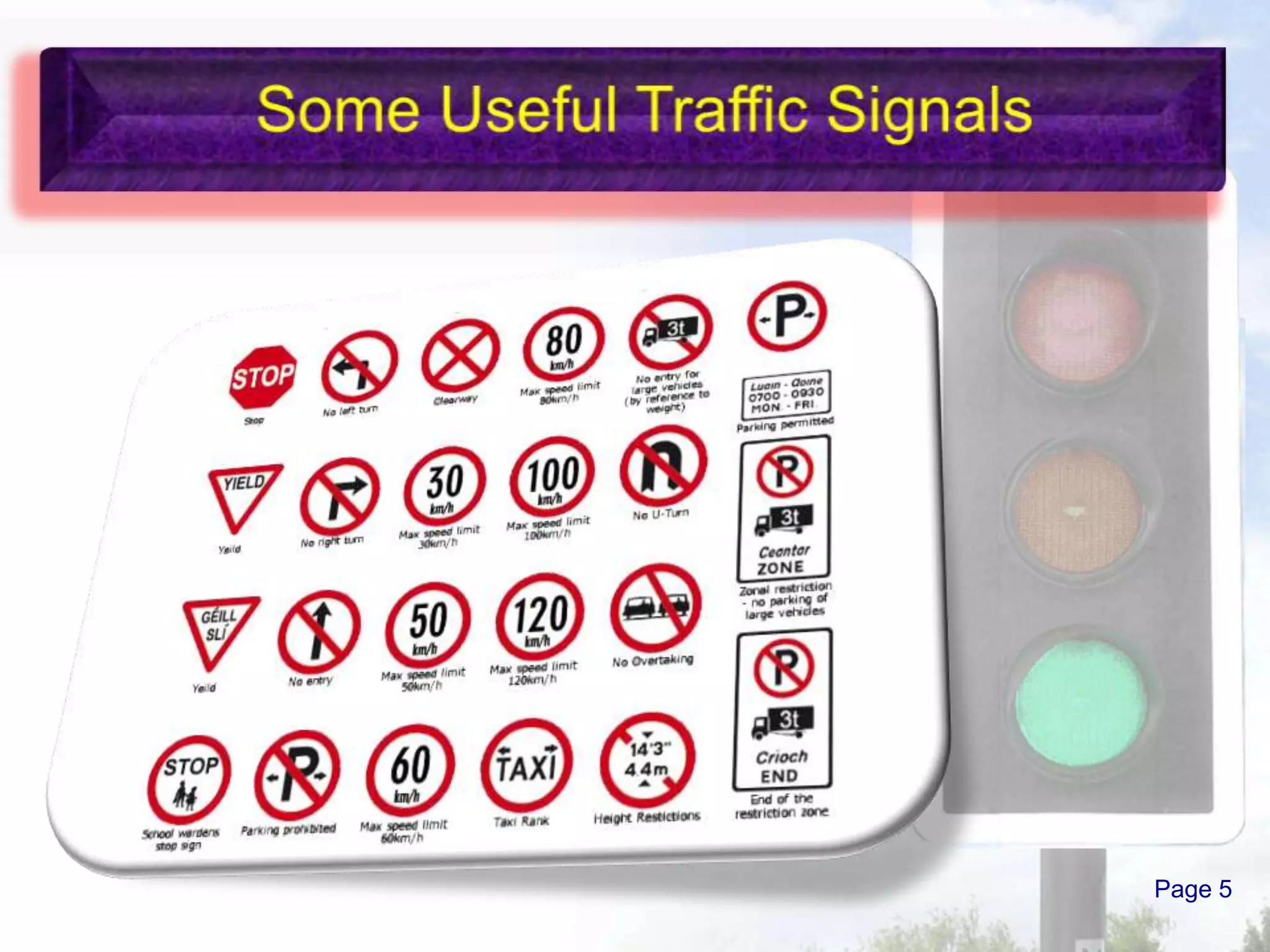 Traffic Rules and Safety | PPTX
