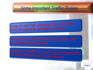 Traffic Rules and Safety | PPTX