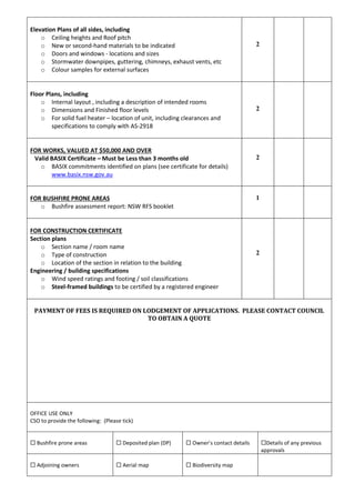 Application checklist - dwelling unsewered | PDF | Developmental Sites ...