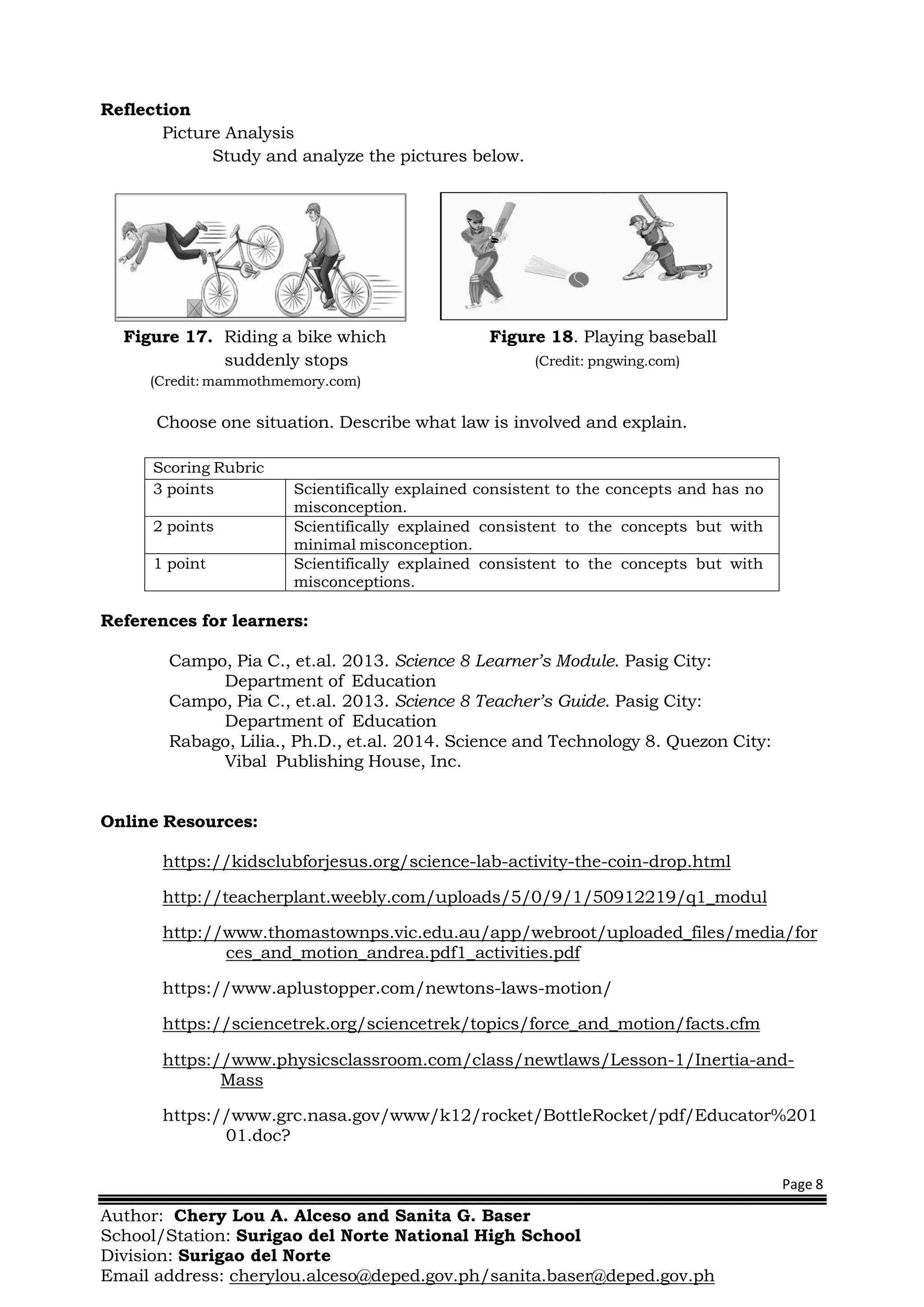 S8 q1 week 1 | PDF | Physics | Science