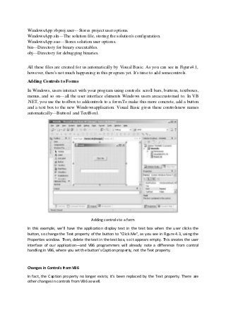 Unit IV-Checkboxes and Radio Buttons in VB.Net in VB.NET | PDF