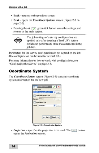 Sokkia spectrum survey field reference manual | PDF