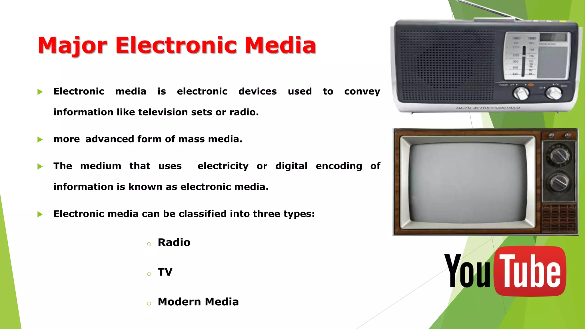 Characteristics of Electronic Media | PPTX