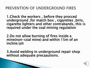 Mine hazards(2162294) | PPTX