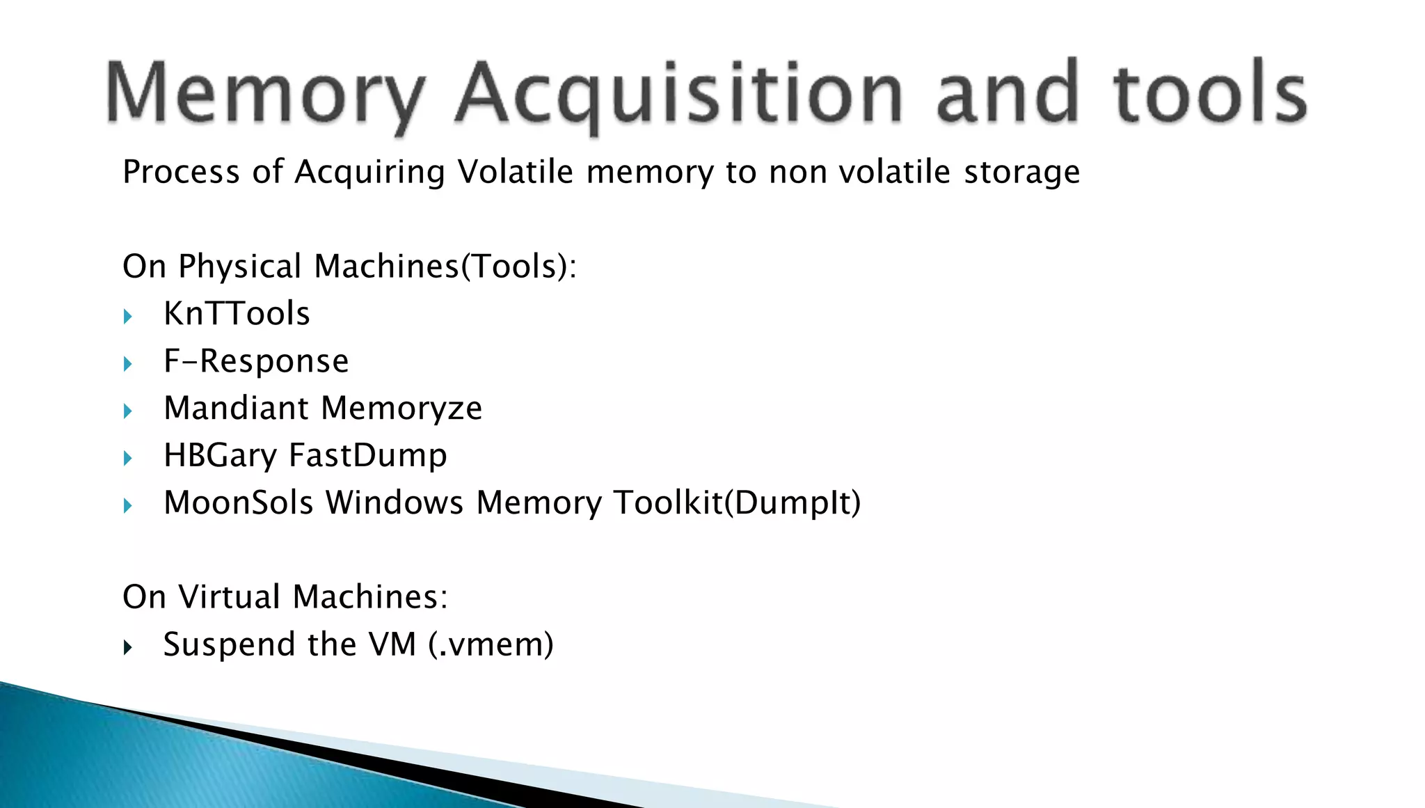 Hunting rootkit from dark corners of memory | PPT