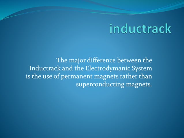 Presentation on maglev | PPTX