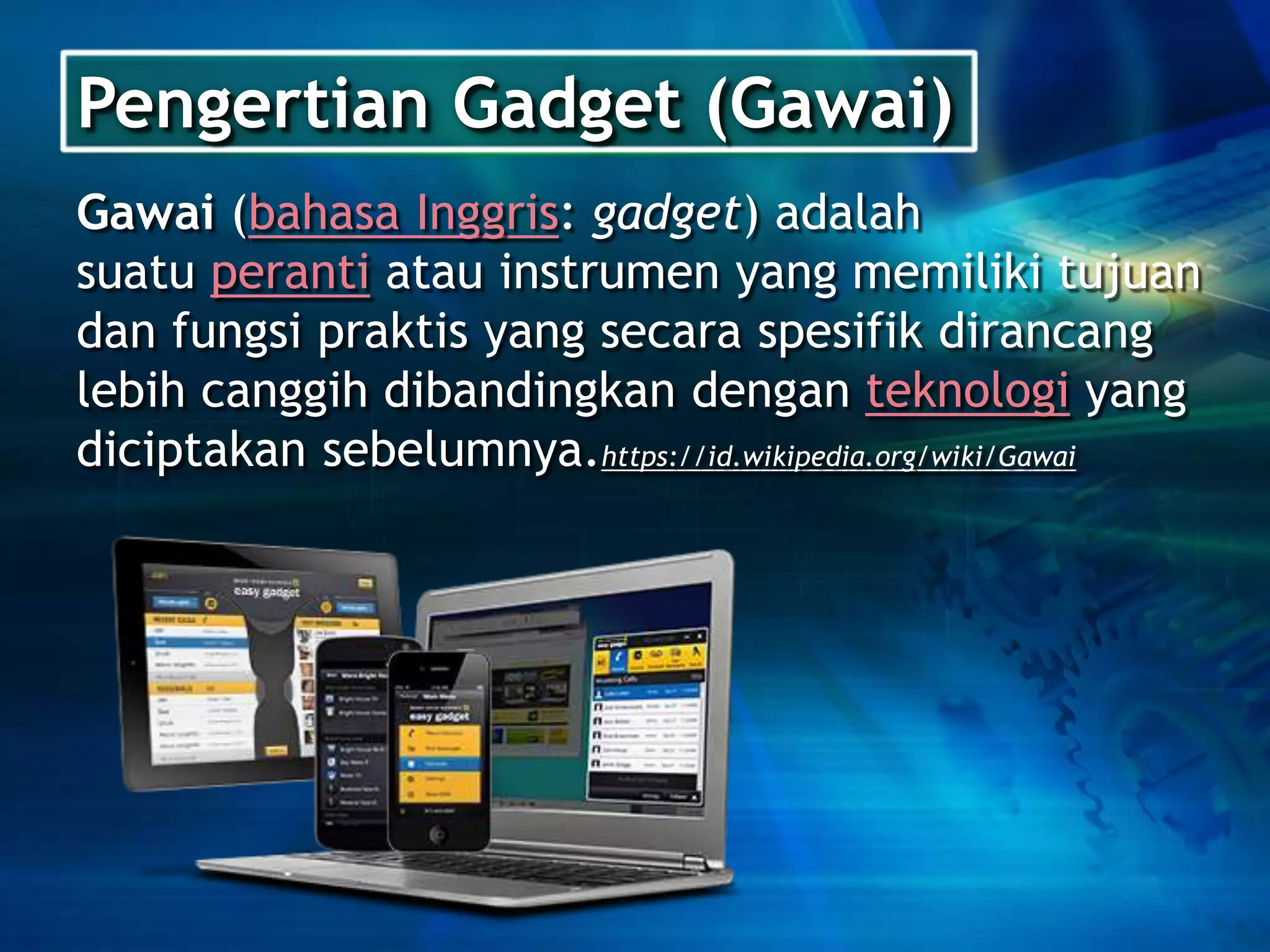 Seminar Kesehatan tentang Bahaya Gadget (tanpa video) | PPTX