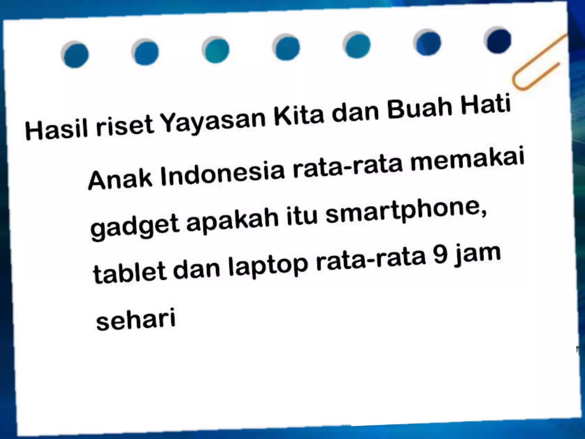 Seminar Kesehatan tentang Bahaya Gadget (tanpa video) | PPTX