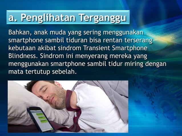 Seminar Kesehatan tentang Bahaya Gadget (tanpa video) | PPTX