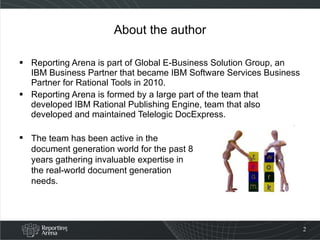 Rational Publishing Engine and Rational System Architect | PPT