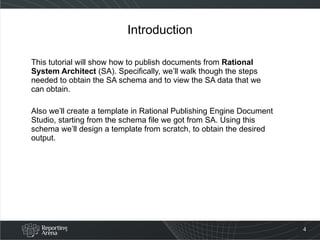 Rational Publishing Engine and Rational System Architect | PPT