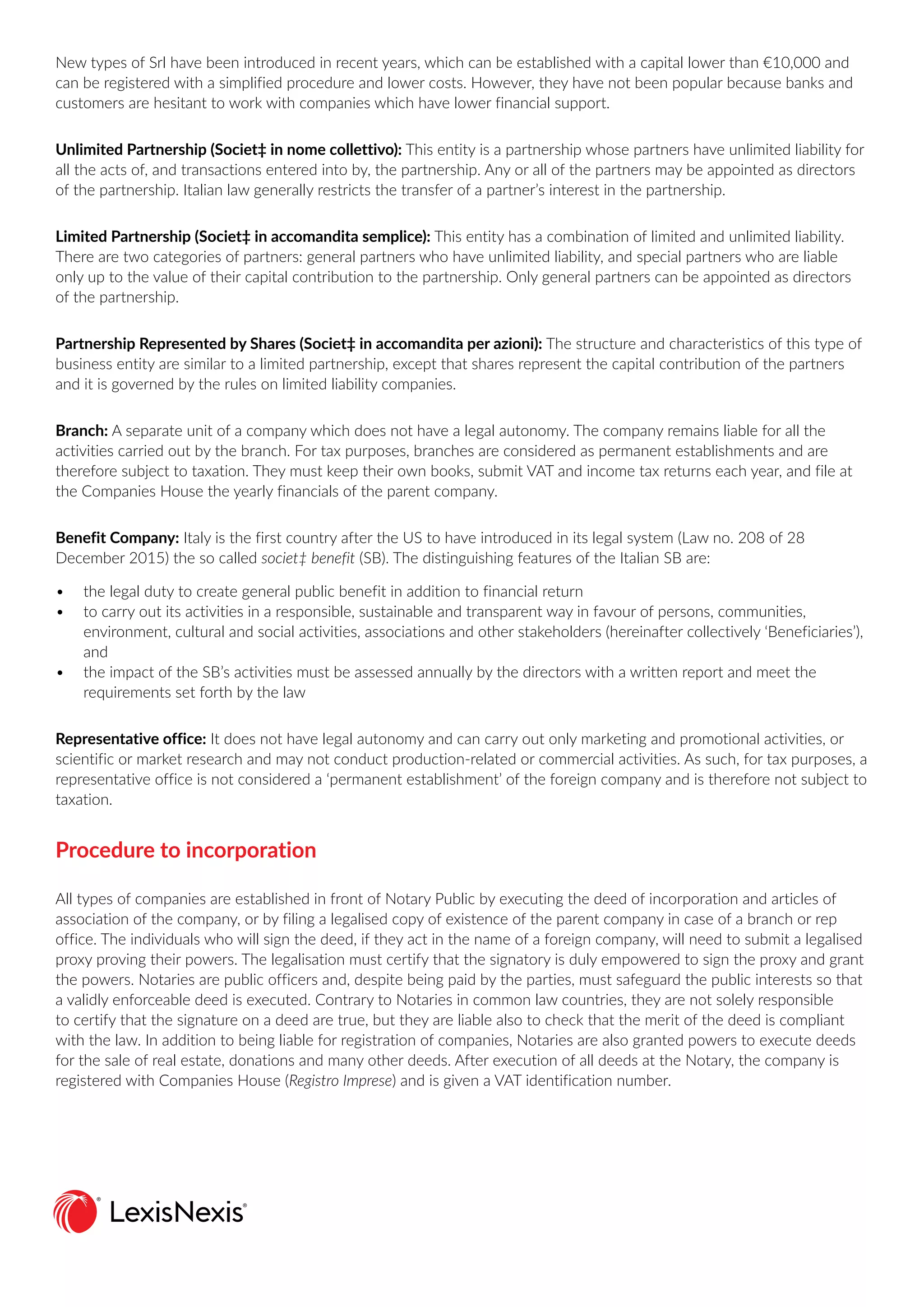 Doing business in italy | PDF