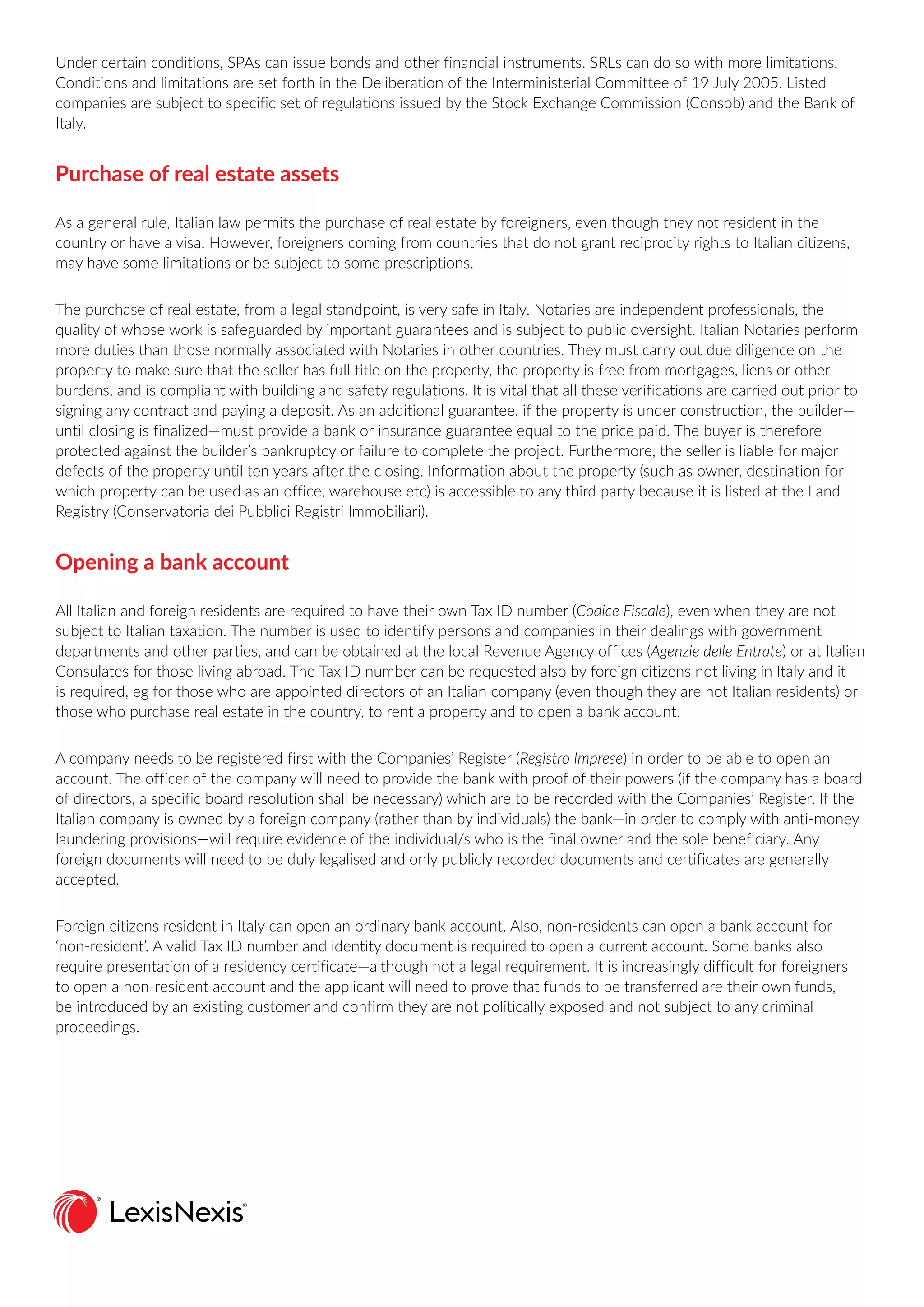 Doing business in italy | PDF