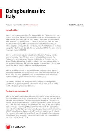 Doing business in italy | PDF