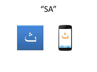Play Group Arabic "Saa" Letter | PPTX
