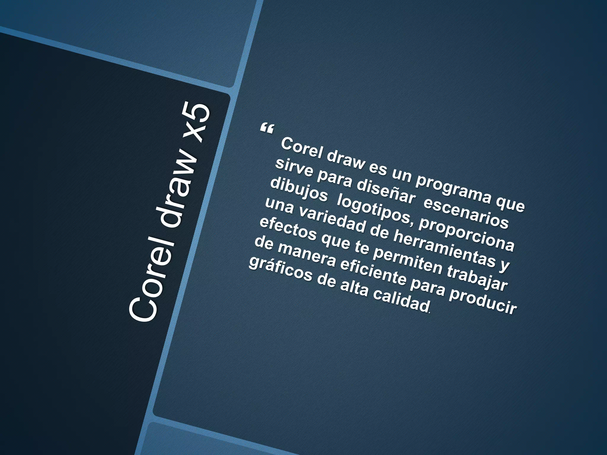 corel draw x5 | PPTX