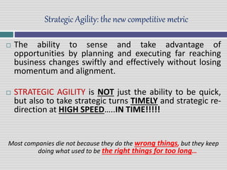 Strategic Agility in Turbulent Markets: The Tingyi Story | PPT