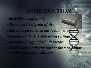 BIOCHIP TECNOLOGY | PPTX | Genetics | Science