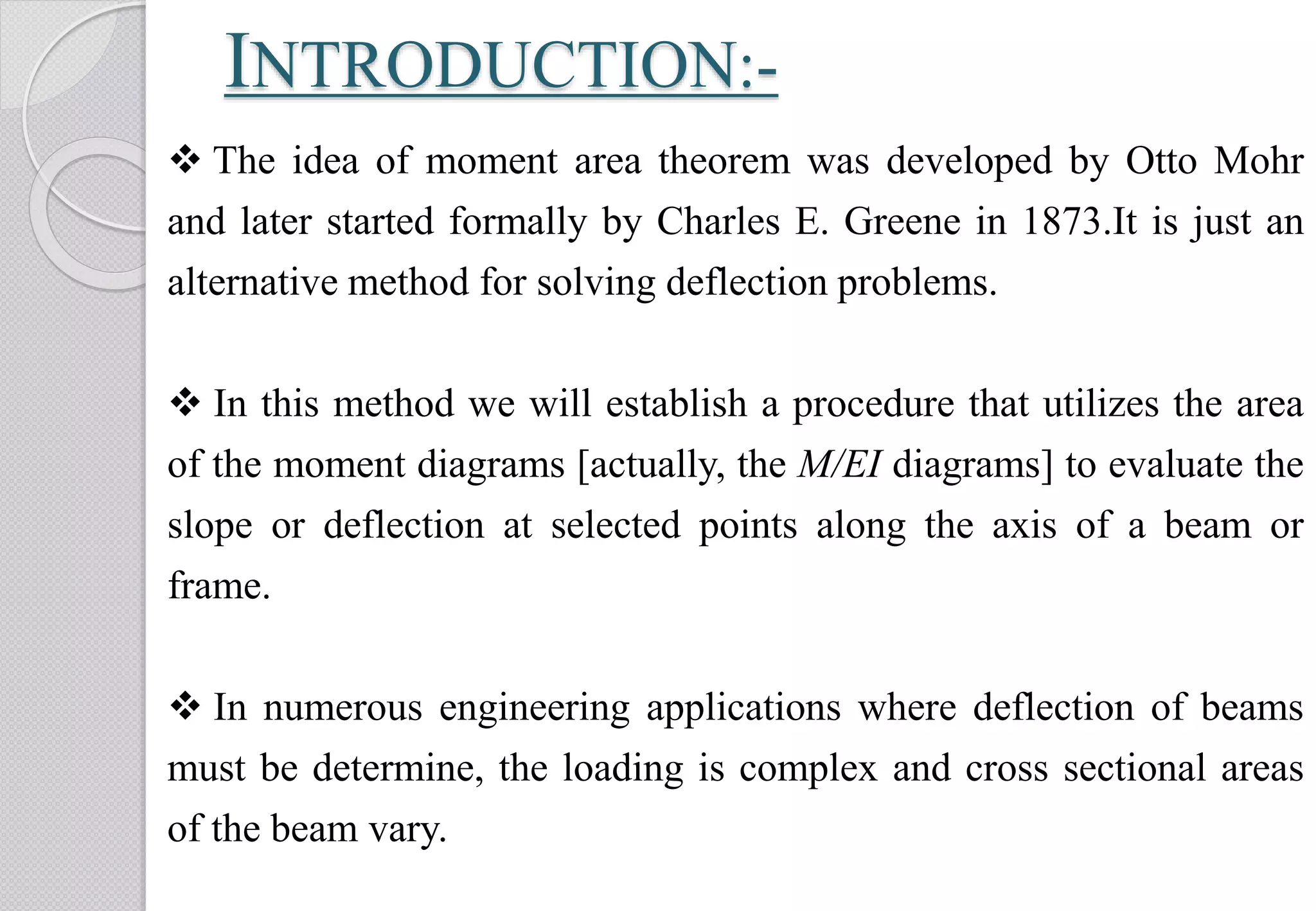 Sa 1,moment area theorem | PPTX