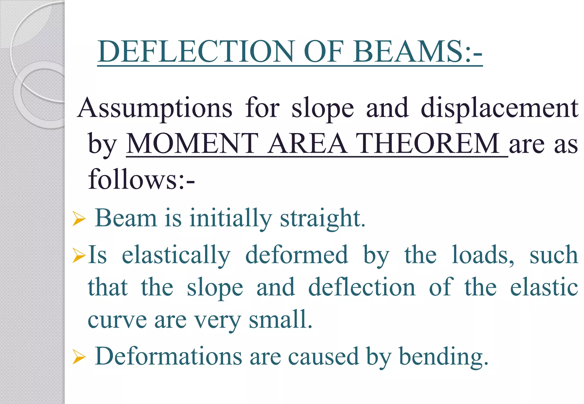 Sa 1,moment area theorem | PPTX