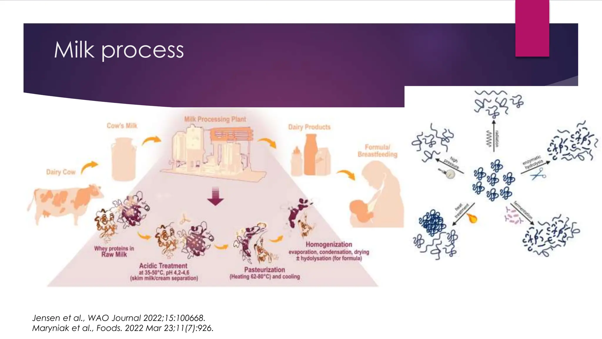 cow's milk protein allergy and characteristics of different types of ...