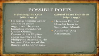 Sa-Aking-mga-Kabata. Rizal literature in time of spanish | PPTX