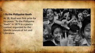 Sa-Aking-mga-Kabata. Rizal literature in time of spanish | PPTX