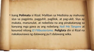 Sa-Aking-mga-Kabata. Rizal literature in time of spanish | PPTX
