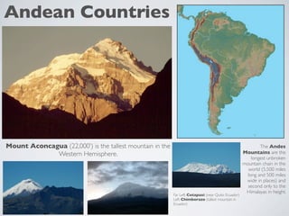 South America - Andean Countries | KEY