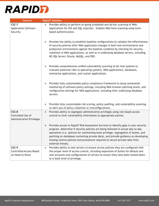 Rapid7 CAG Compliance Guide | PDF | Information and Network Security ...