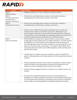 Rapid7 CAG Compliance Guide | PDF | Information and Network Security ...