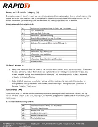 Rapid7 FISMA Compliance Guide | PDF