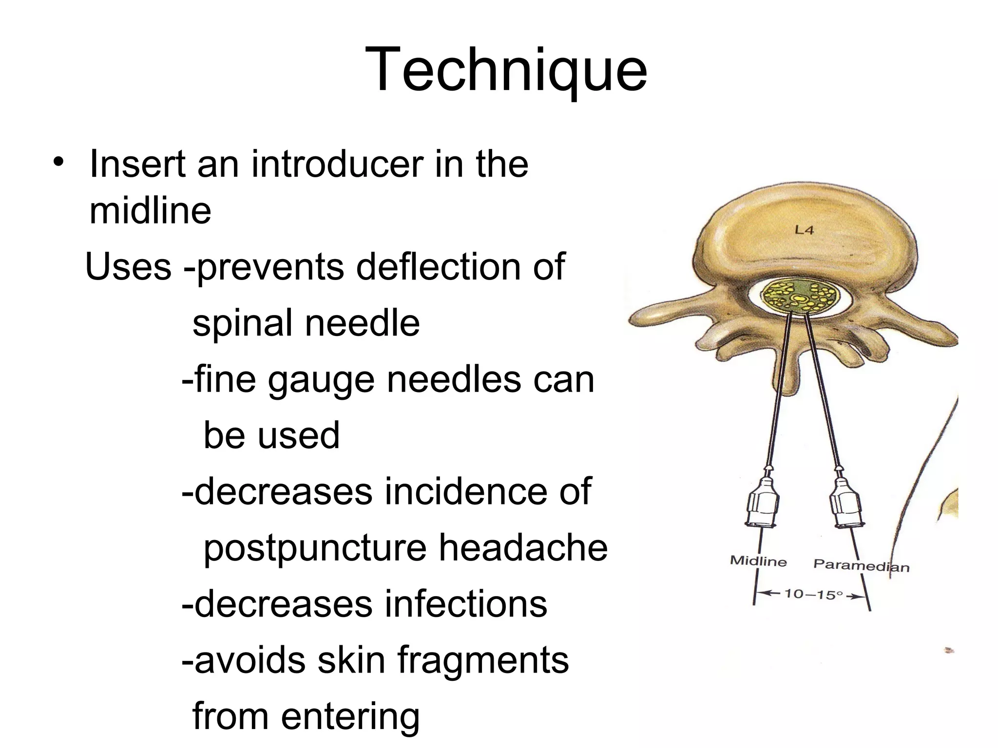 SPINAL ANAESTHESIA | PPT
