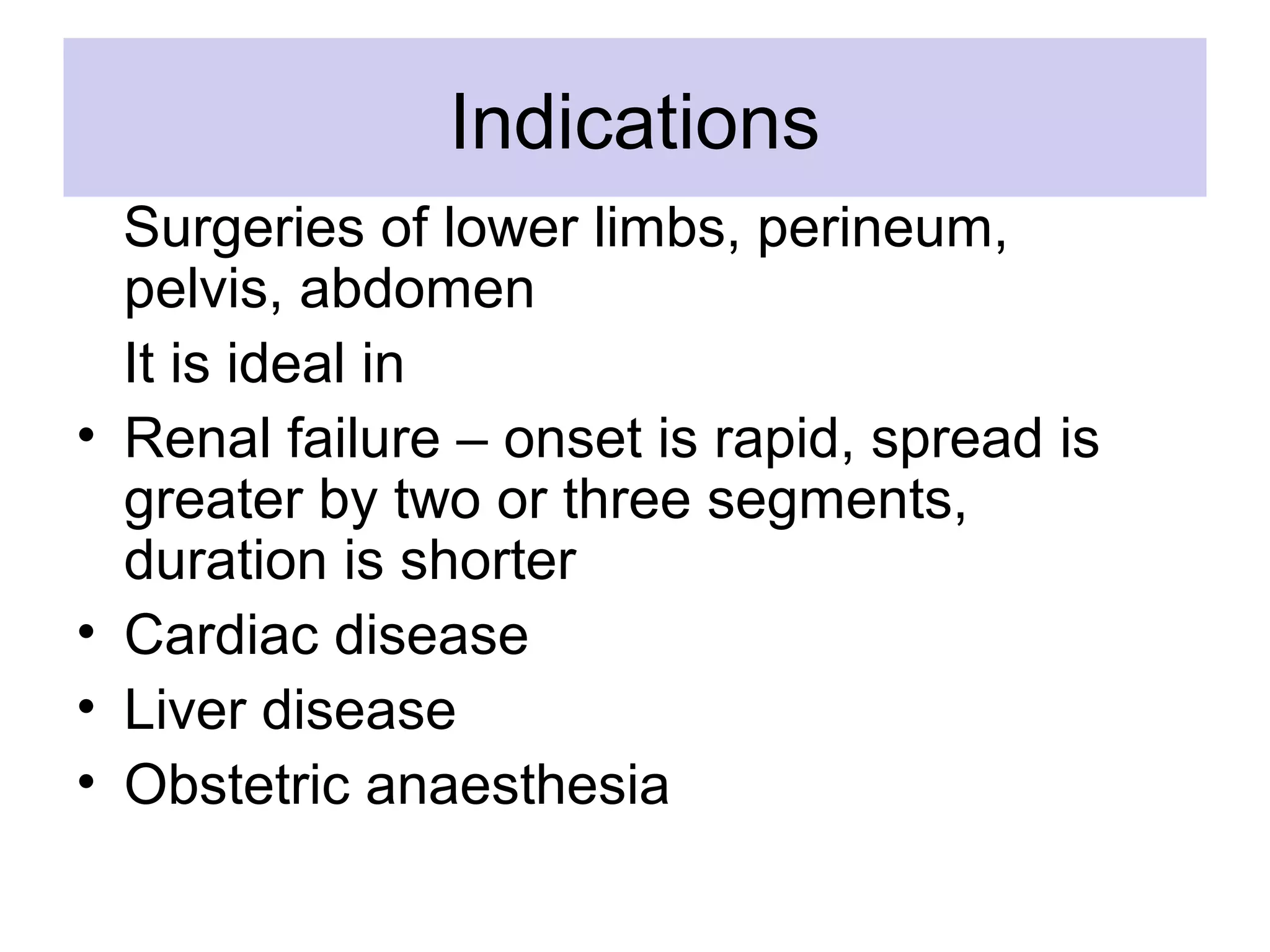 SPINAL ANAESTHESIA | PPT
