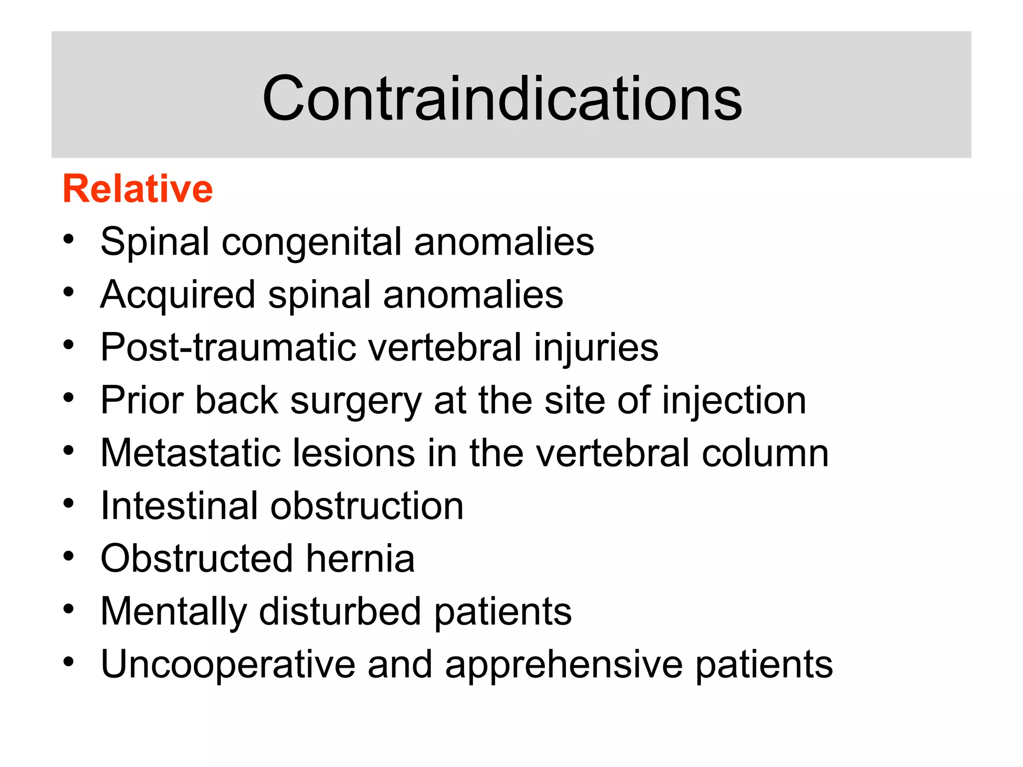 SPINAL ANAESTHESIA | PPT