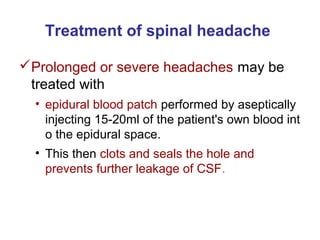 SPINAL ANAESTHESIA | PPT