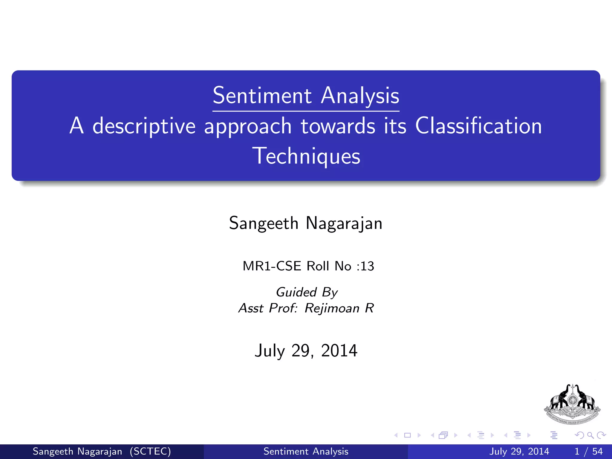 Sentiment Analysis Using Hybrid Structure Of Machine Learning
