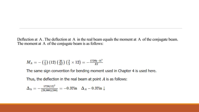 SA-II Conjugate beam method of deflection.pptx
