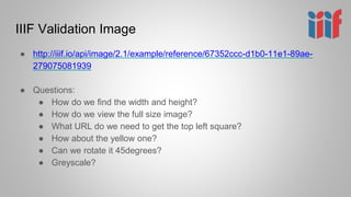 IIIF Image API - glen | PPTX
