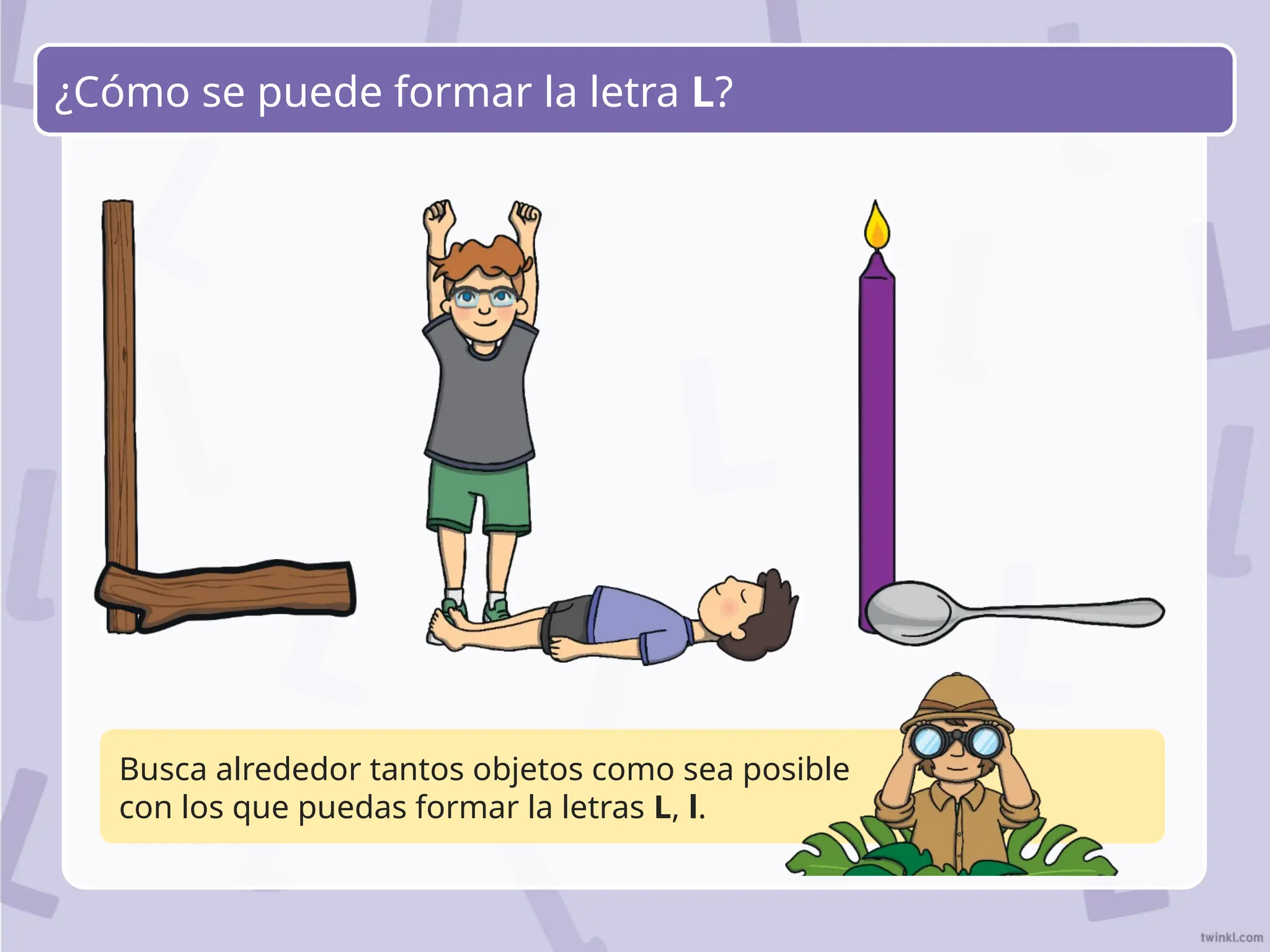 Lectoescritura - Presentacion de la letra L | PPTX